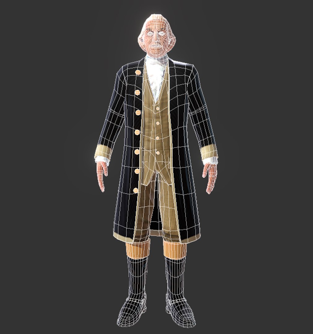 George Washington 3D Model - TurboSquid 1156454