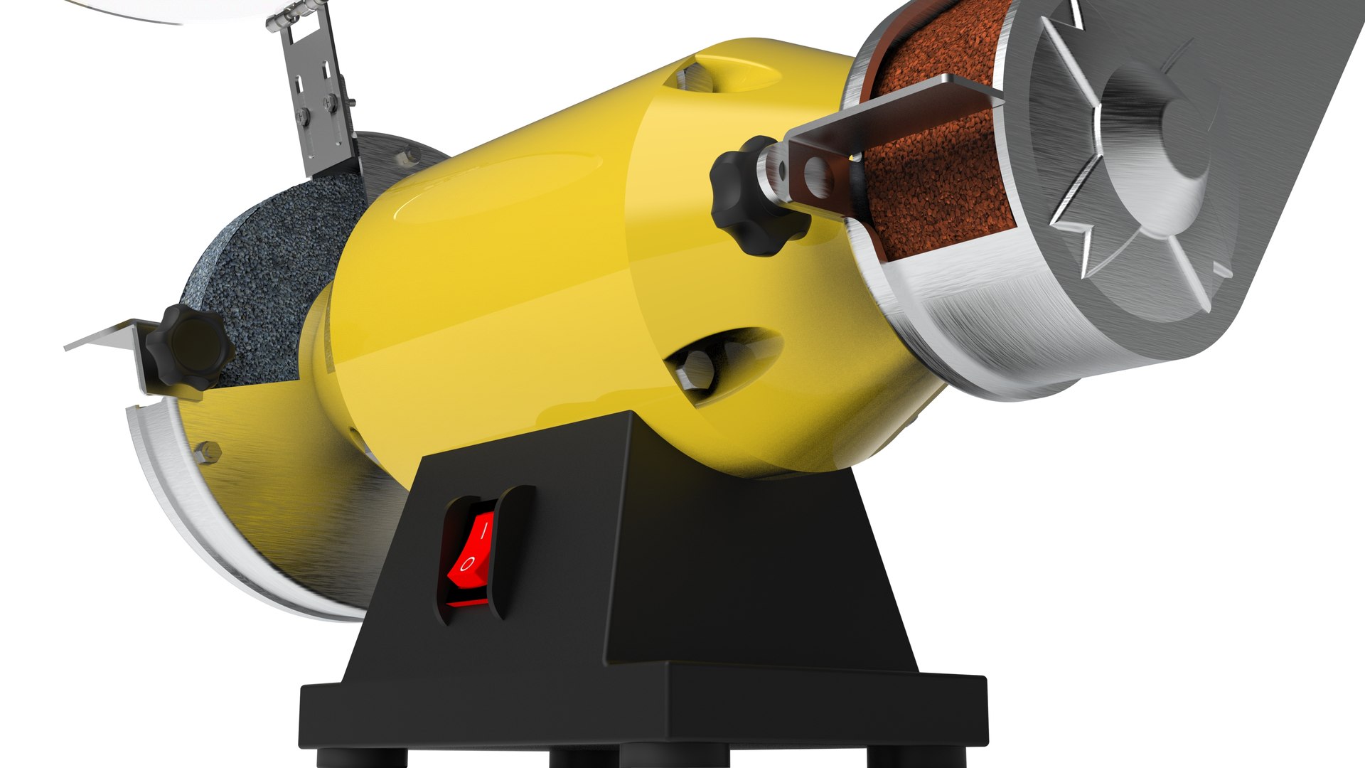 Bench Grinder Model - TurboSquid 1914725