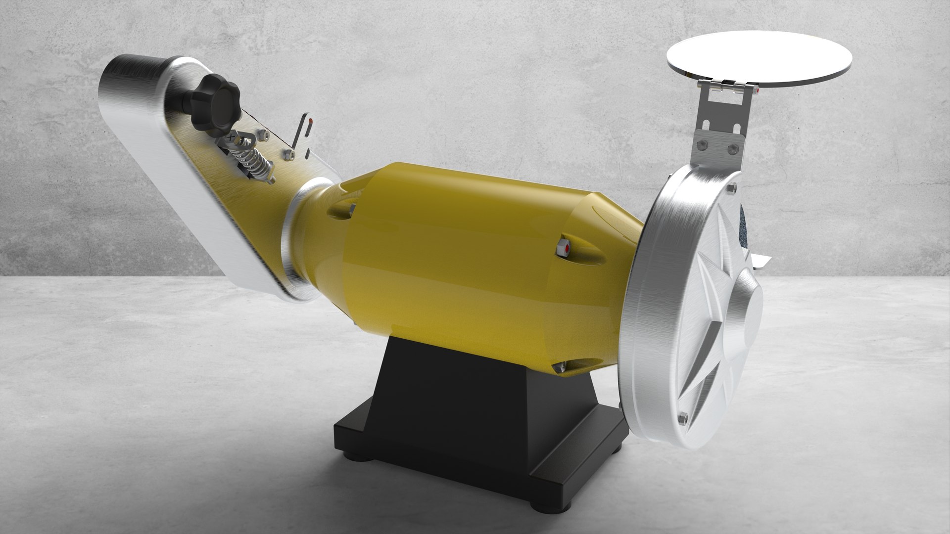 Bench Grinder model - TurboSquid 1914725