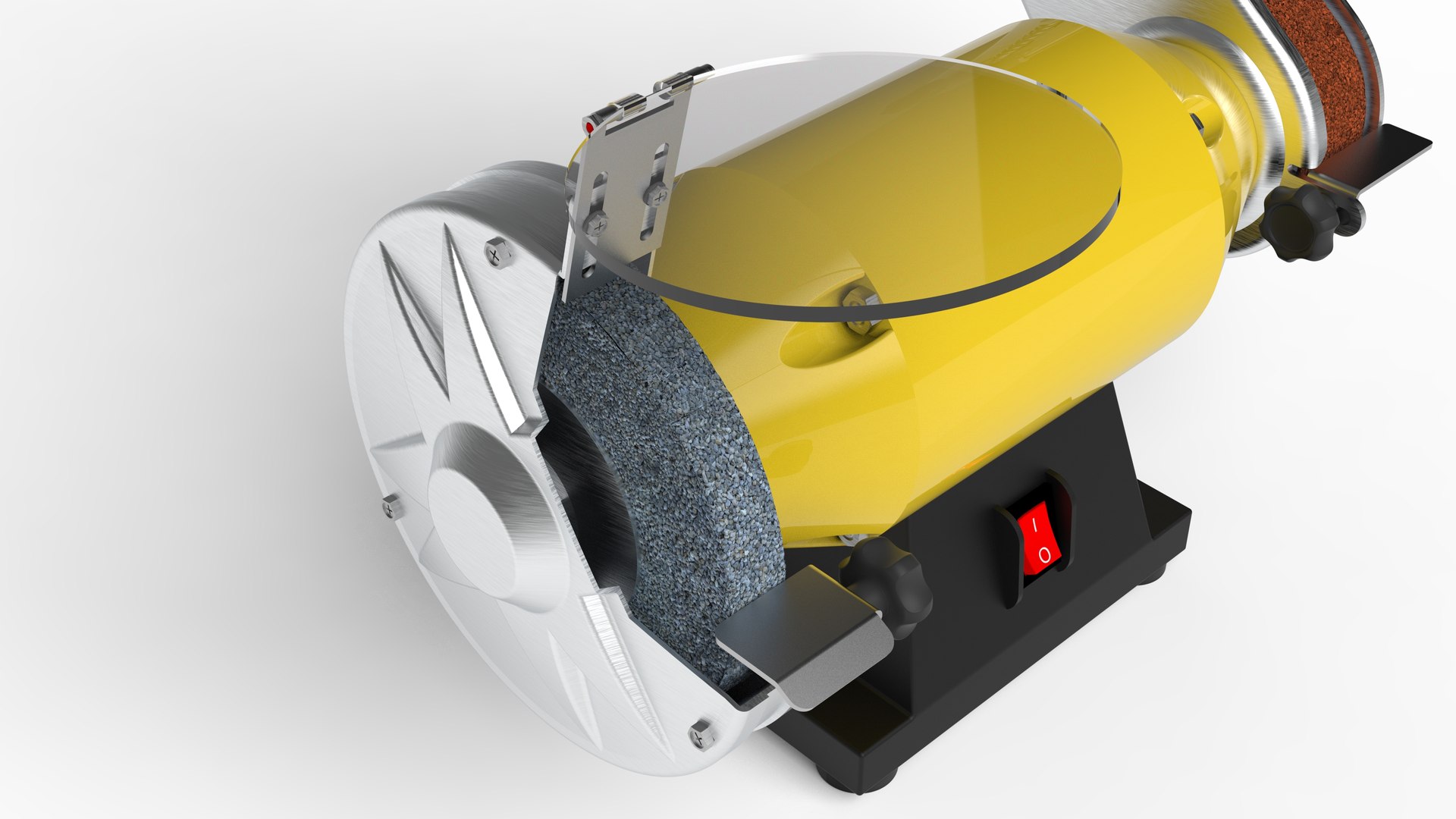 Bench Grinder Model - TurboSquid 1914725