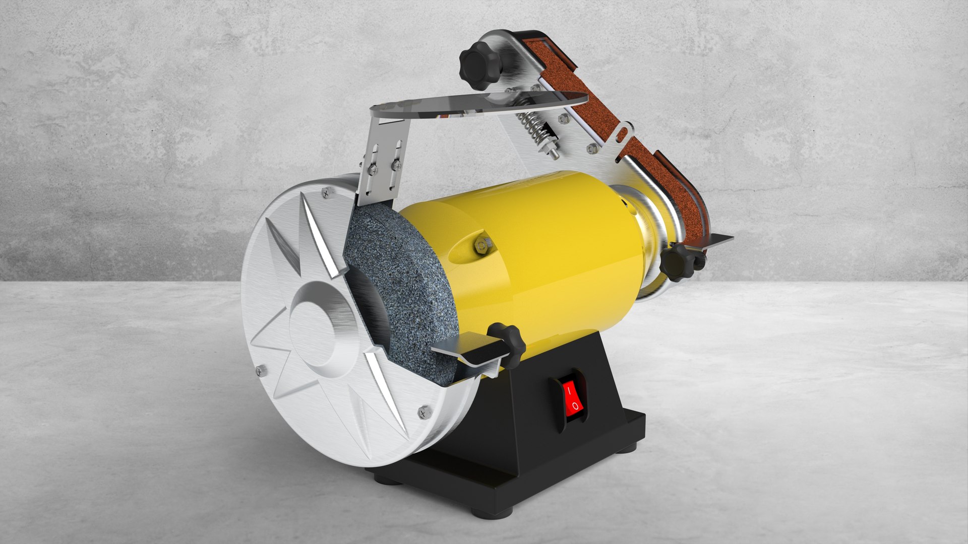 Bench Grinder Model - TurboSquid 1914725