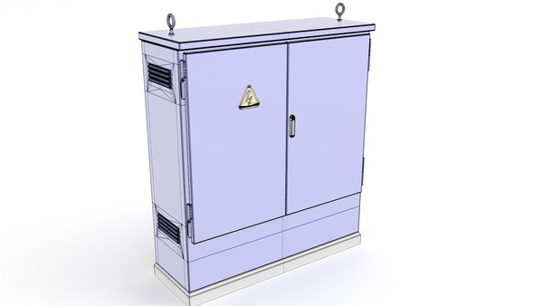 Electrical cabinet cabin 3D model - TurboSquid 1573547