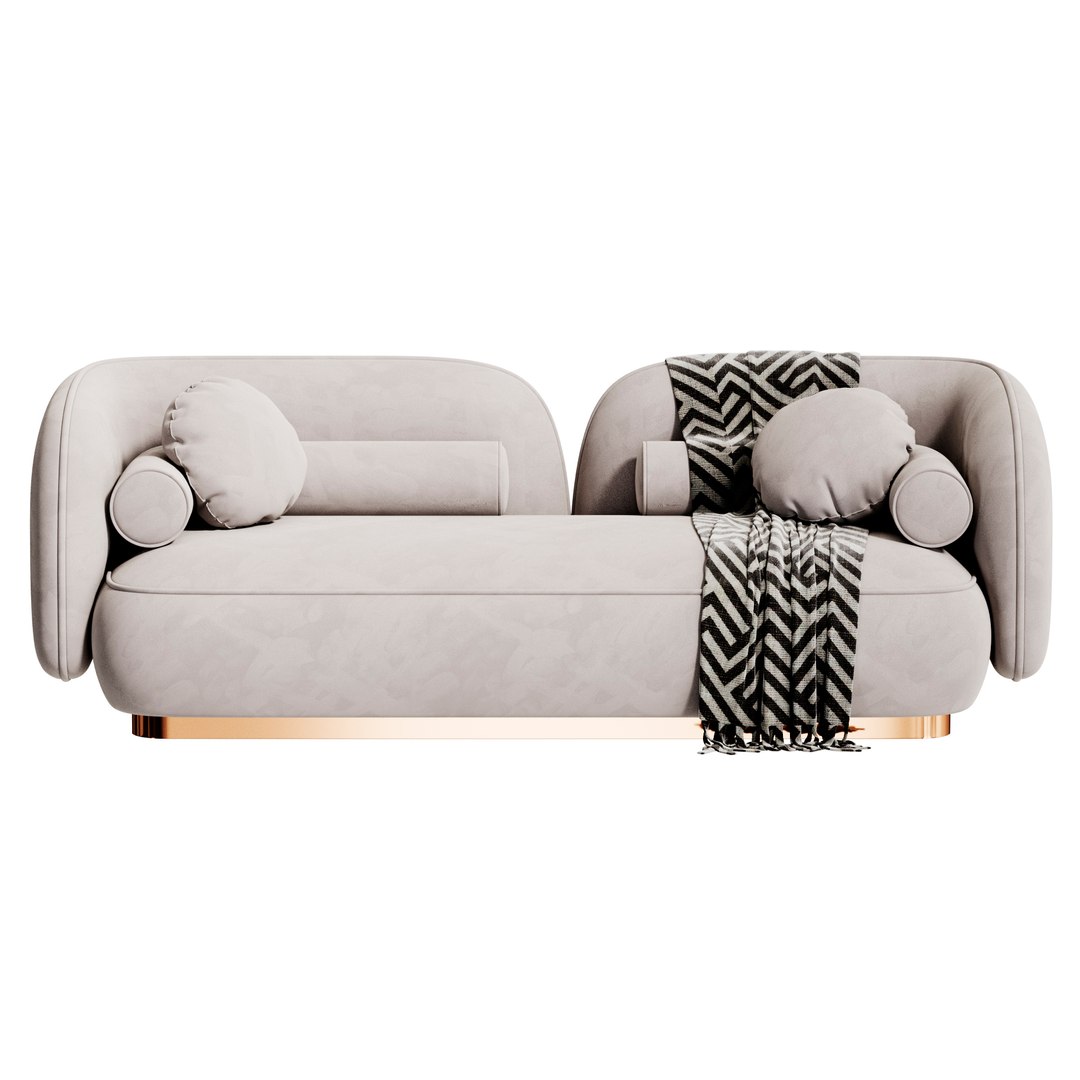 3D Nordic Sofa By Leader - TurboSquid 1991554