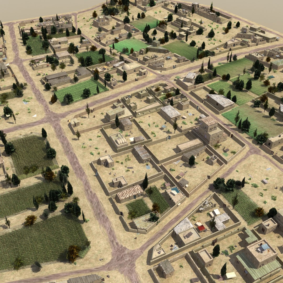 3dsmax Rural Countryside Scene