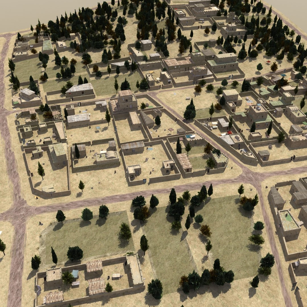 3dsmax Rural Countryside Scene