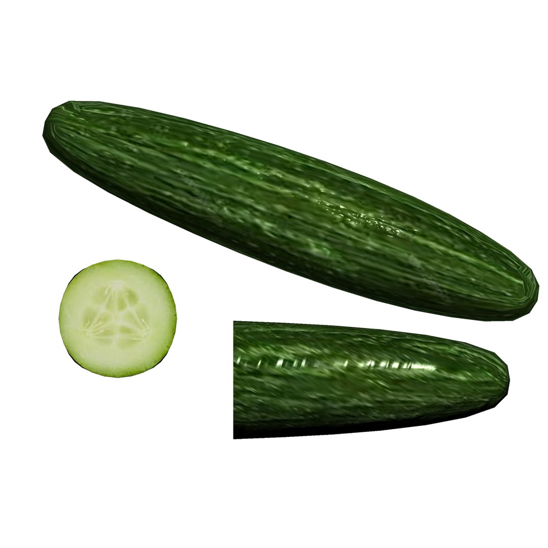 Cucumber 3D Model - TurboSquid 1658644