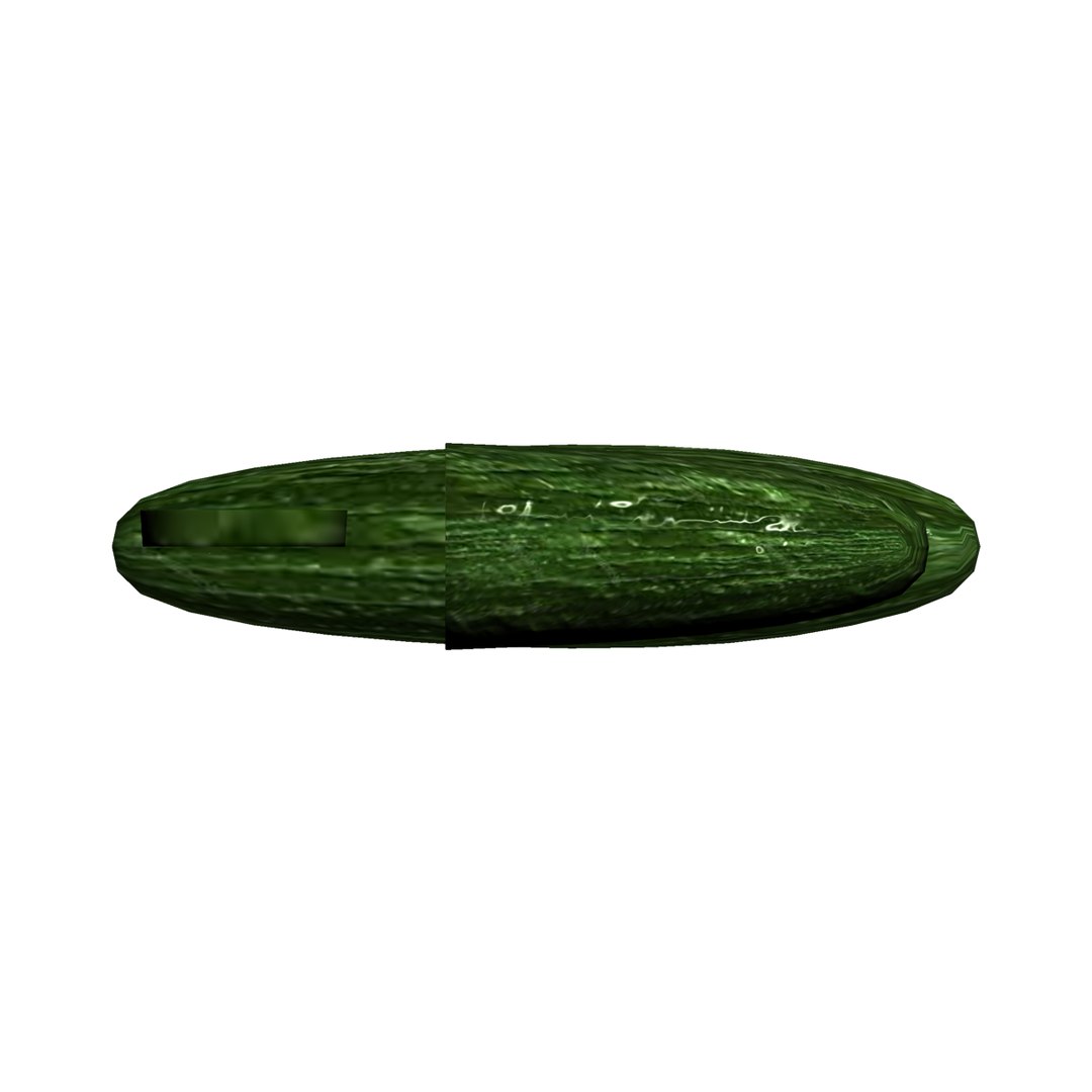 Cucumber 3D Model - TurboSquid 1658644