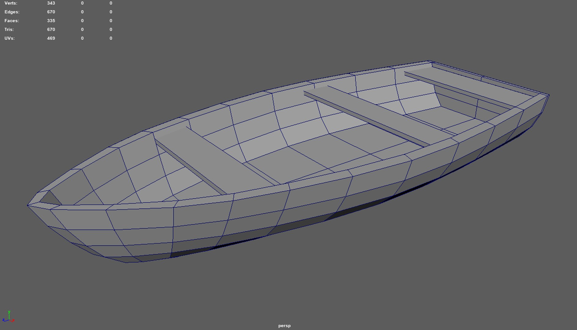 Low Poly Boat 05 3D Model - TurboSquid 2129348