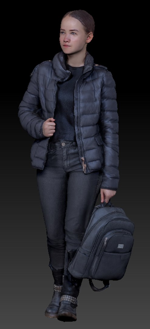 3D Human Young Woman Style Model - TurboSquid 1471792