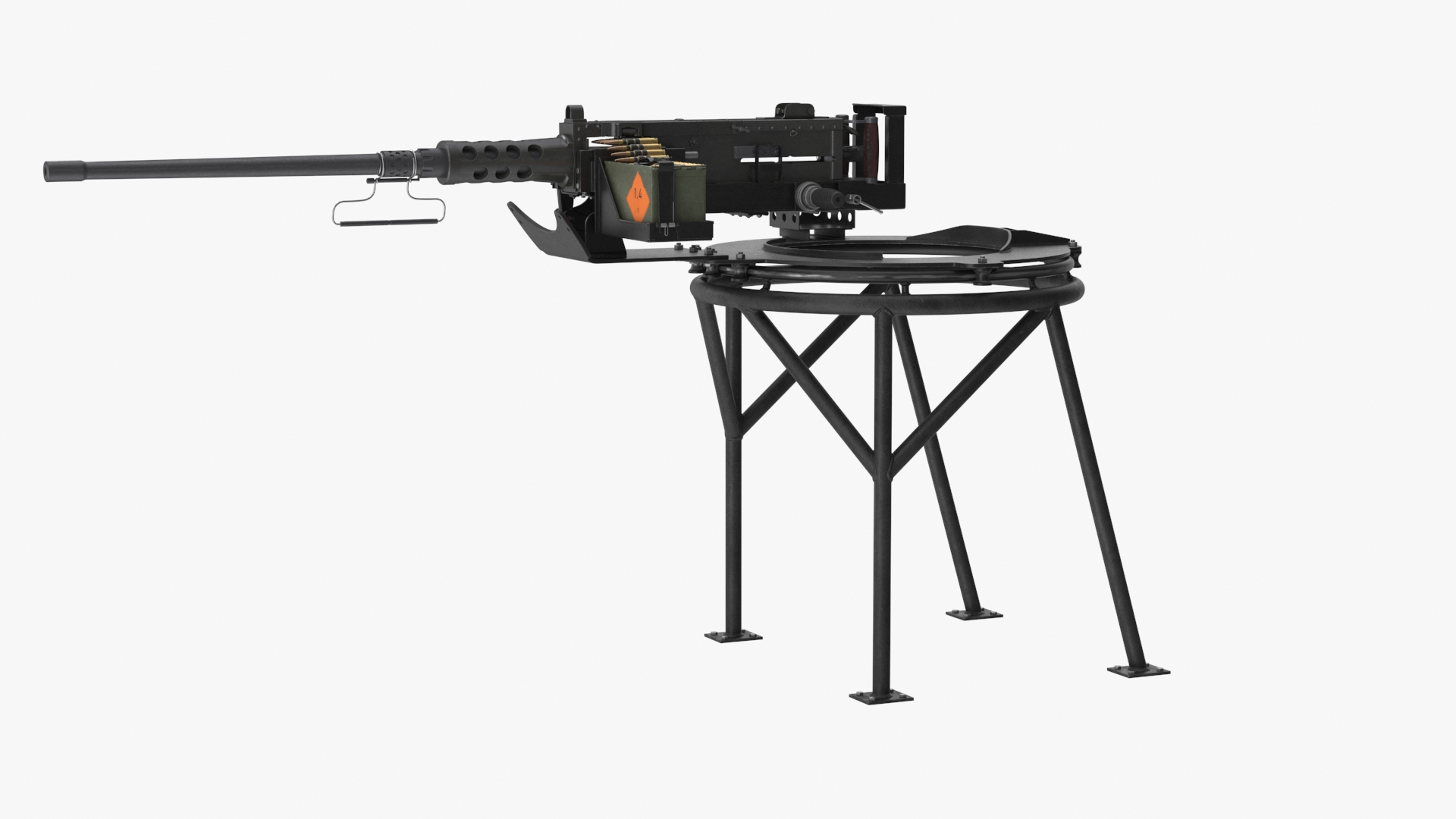 Vehicle Mounted Heavy Machine Gun Turret 3D Model - TurboSquid 2450976