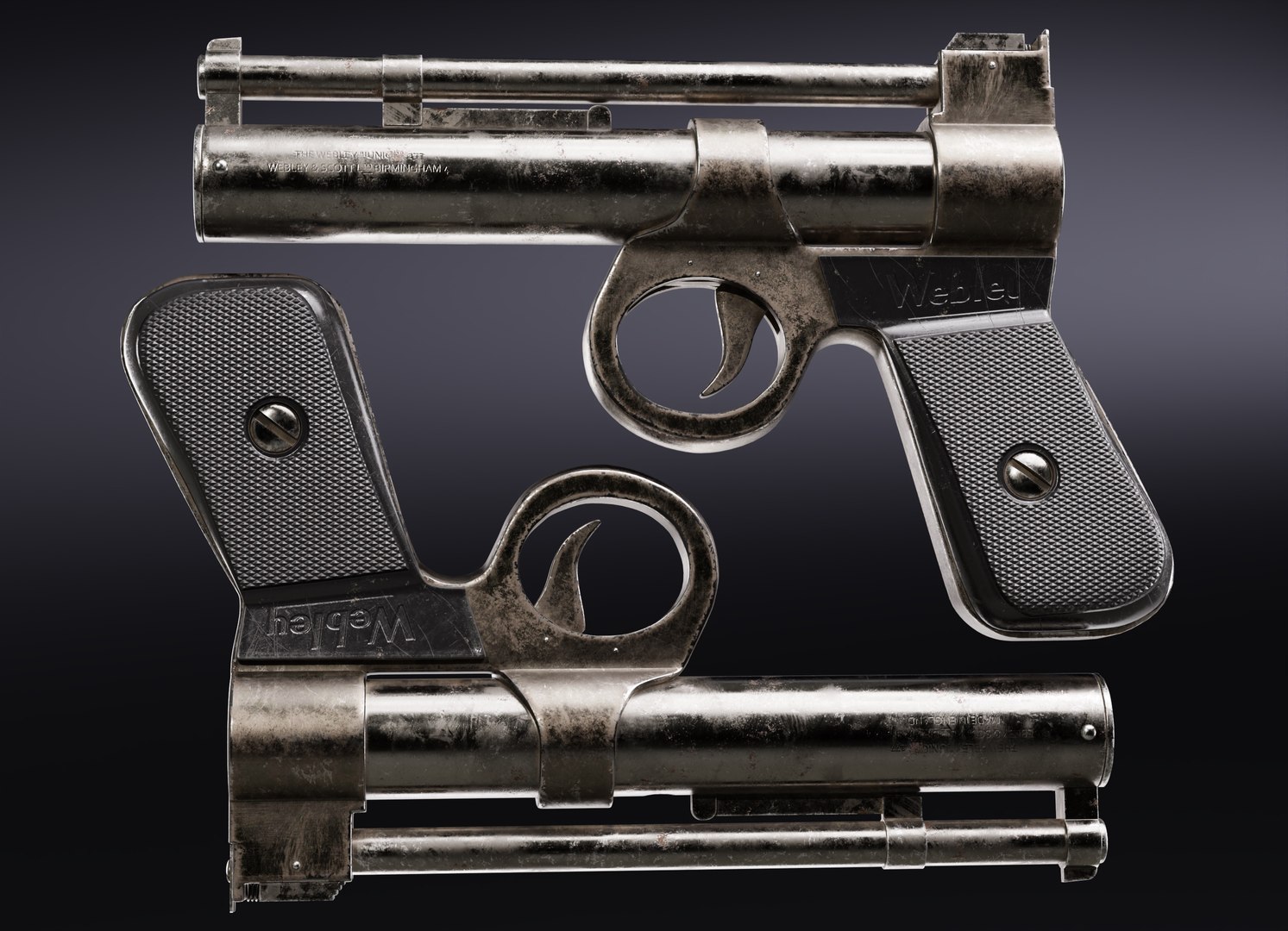 Webley Junior 177 Air Pistol 3D - TurboSquid 2396439