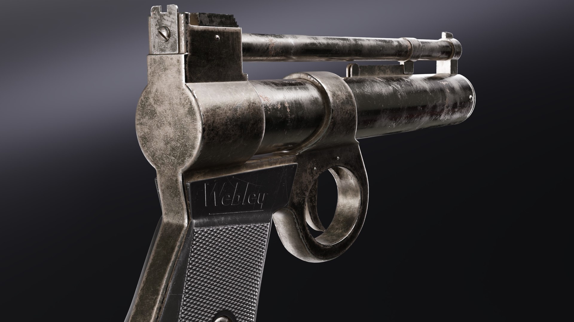 Webley Junior 177 Air Pistol 3D - TurboSquid 2396439