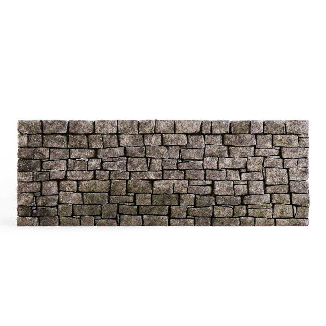 Forge Stone Wall 3D Model - TurboSquid 2230979