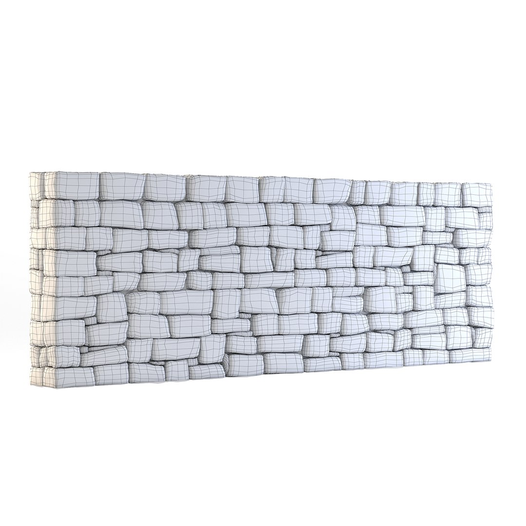 Forge Stone Wall 3D Model - TurboSquid 2230979