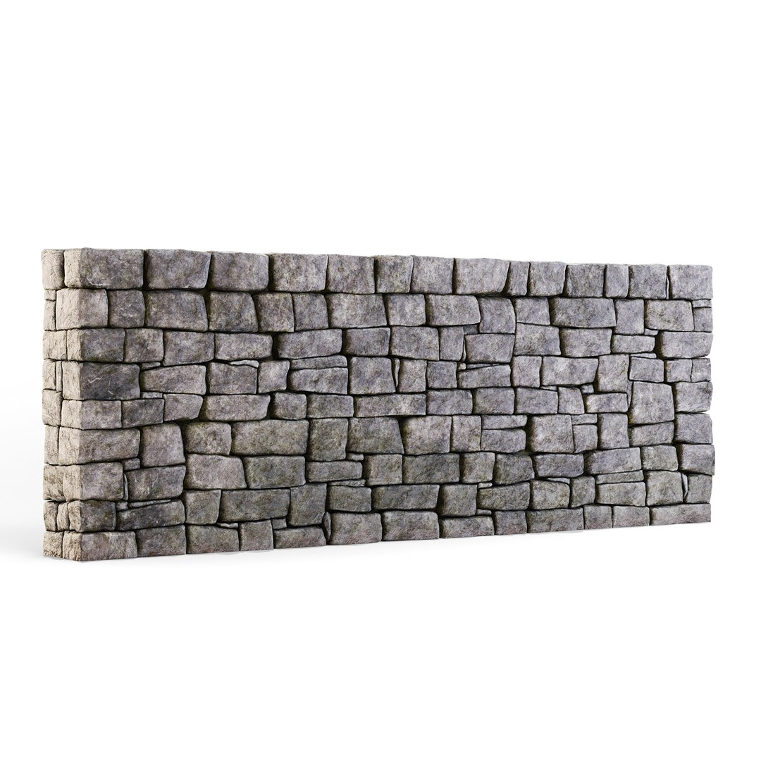 Forge Stone Wall 3D Model - TurboSquid 2230979