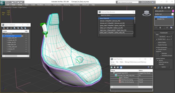 Concept car seat design 3D model - TurboSquid 1329104