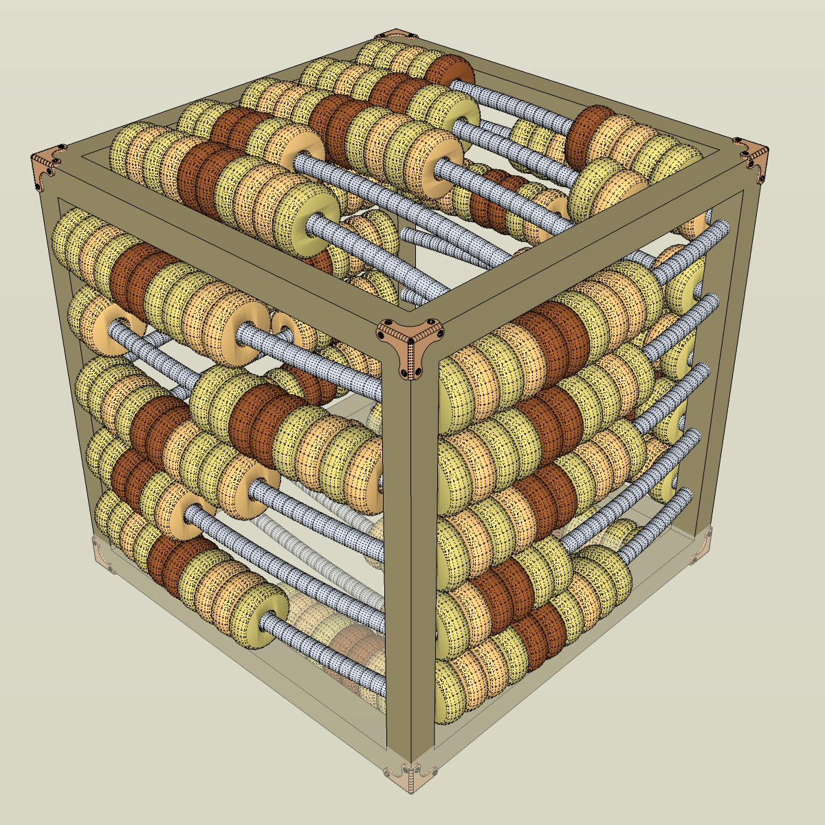Free 3D cubic abacus - TurboSquid 1260109