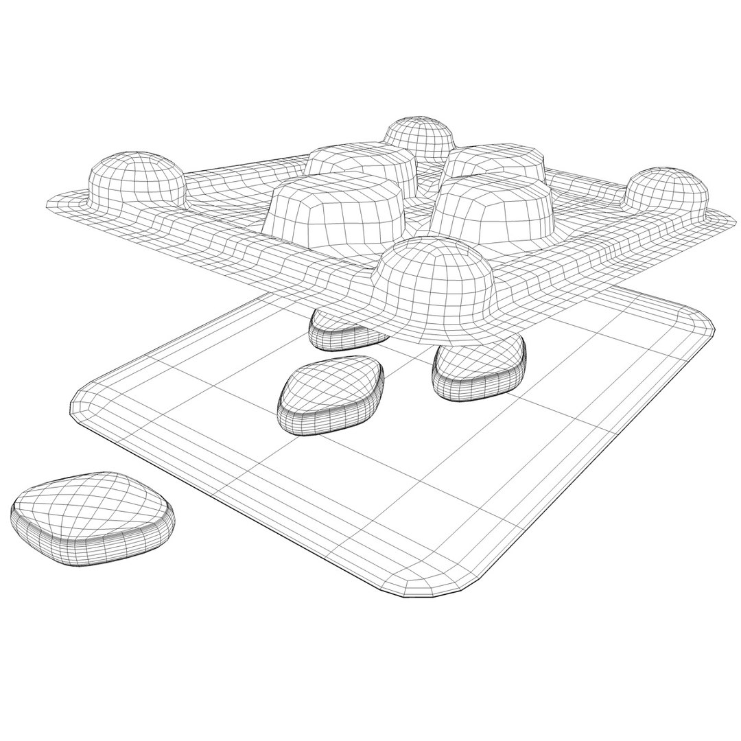 3d Blister Packaging Model