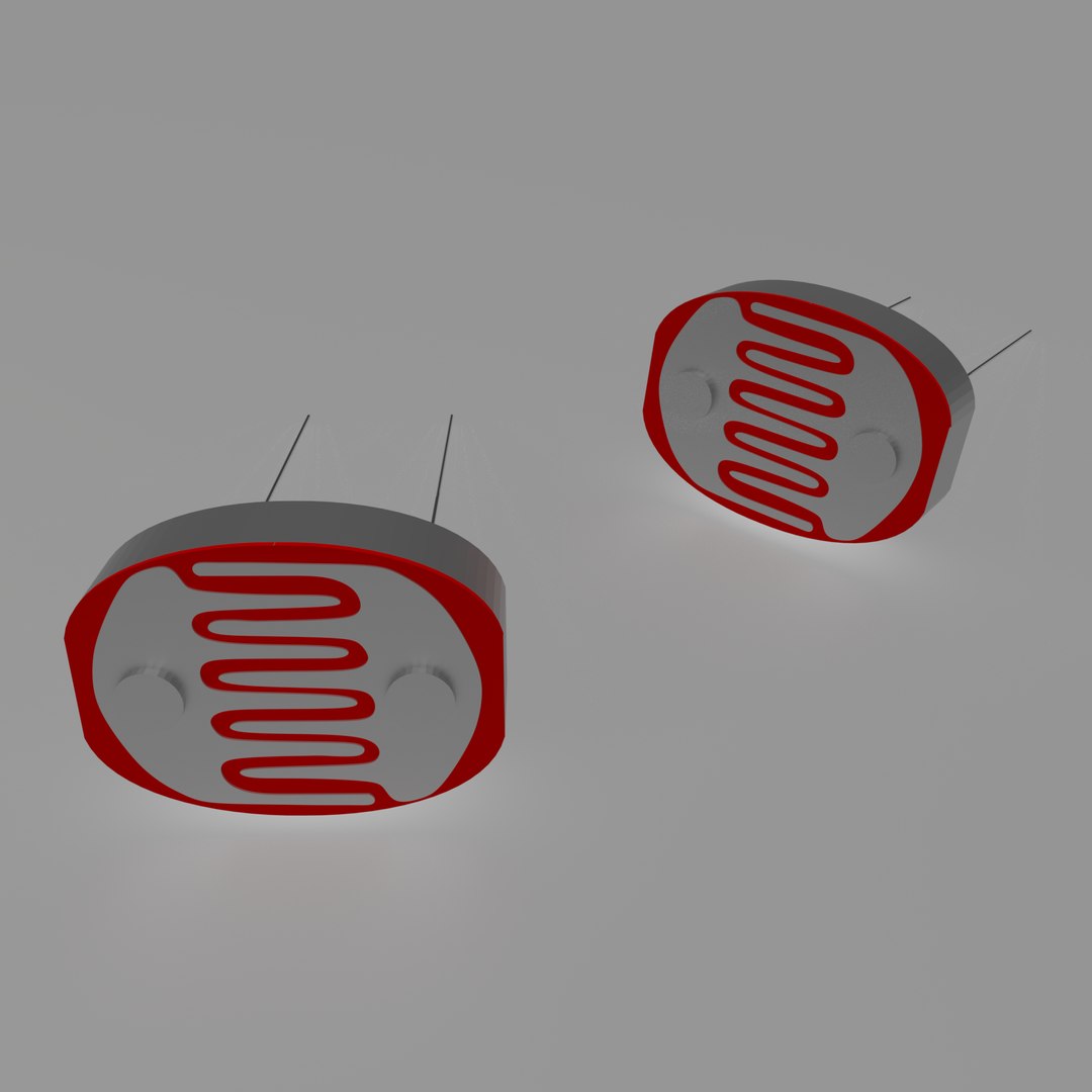 Photoresistor Photocell Resistor Model - TurboSquid 1168468
