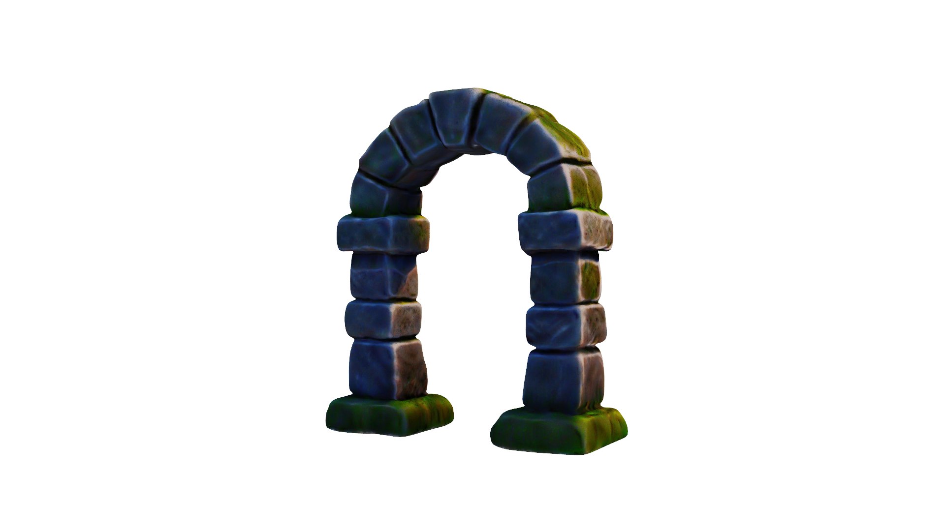 3D Ancient Stone Archway Model - TurboSquid 2221436