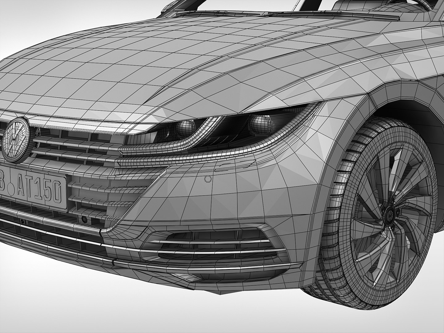 Volkswagen Car 3D Model - TurboSquid 1231988