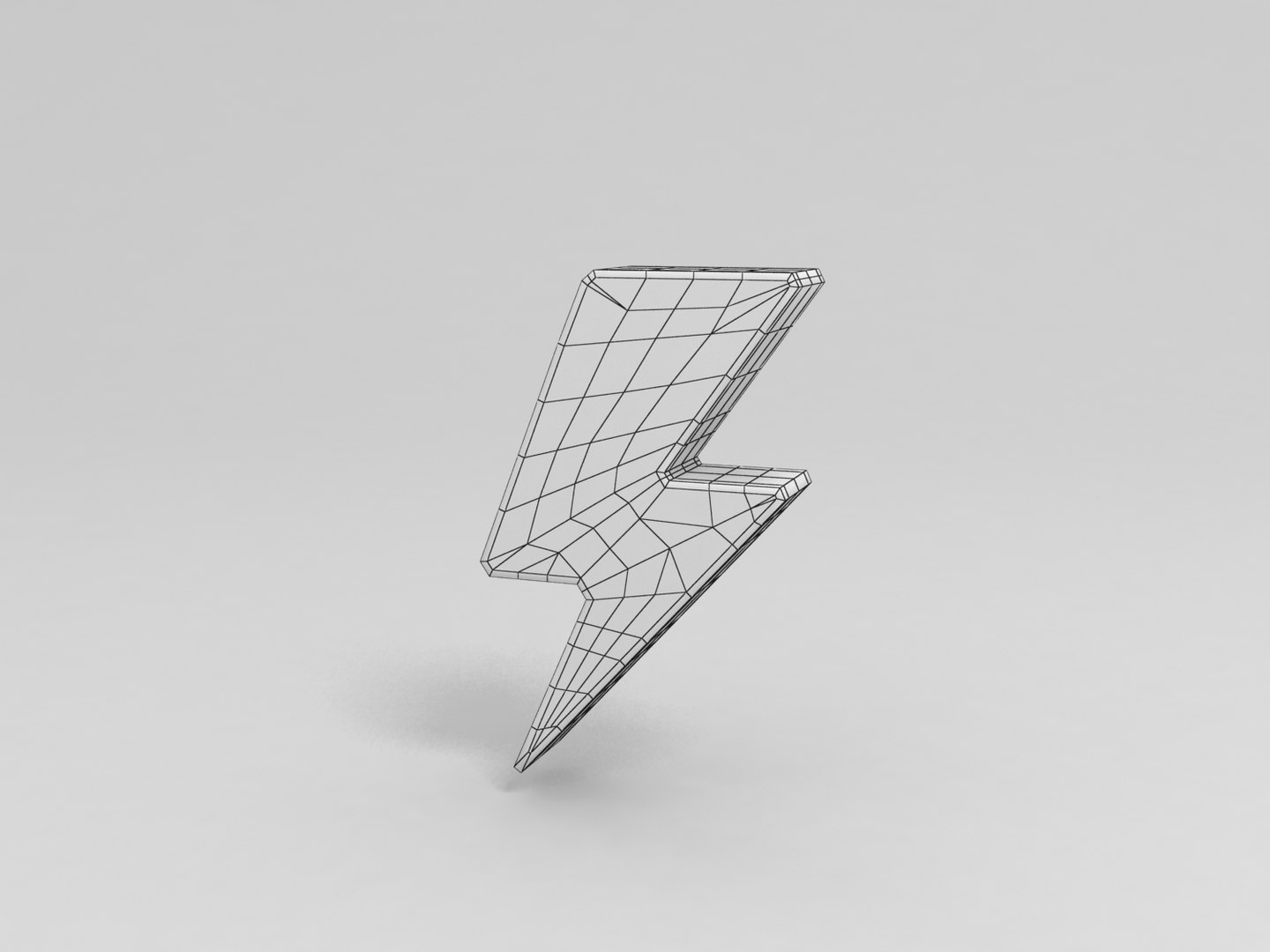 3D Thunder Symbol - TurboSquid 1166442