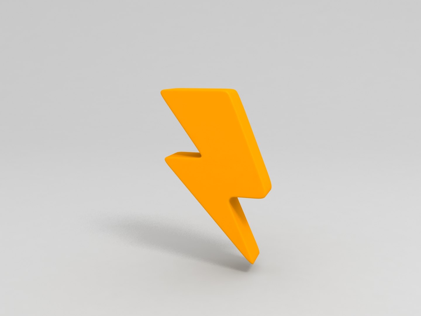 3D Thunder Symbol - TurboSquid 1166442