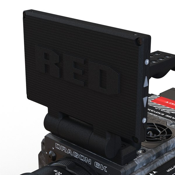 red weapon dragon 6k 3d model