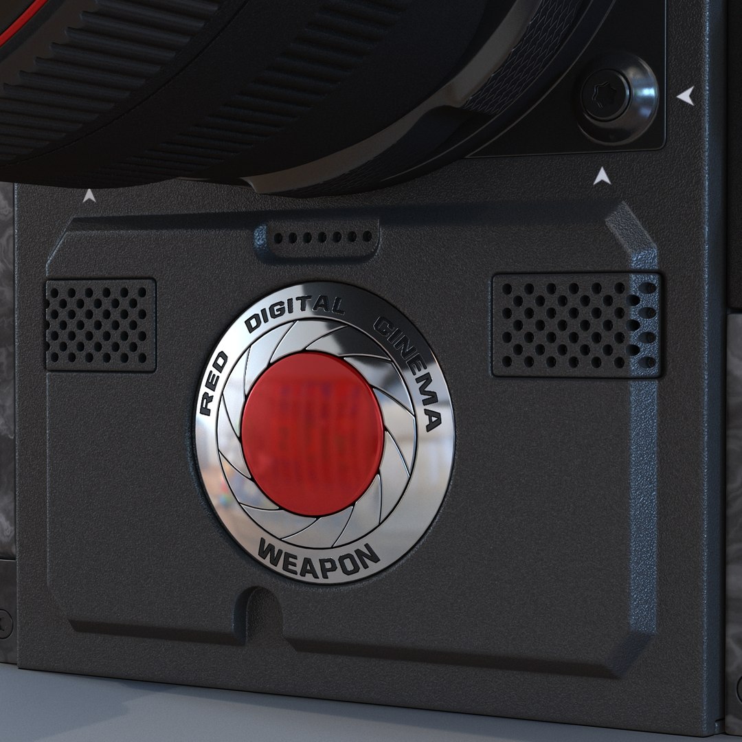 red weapon dragon 6k 3d model