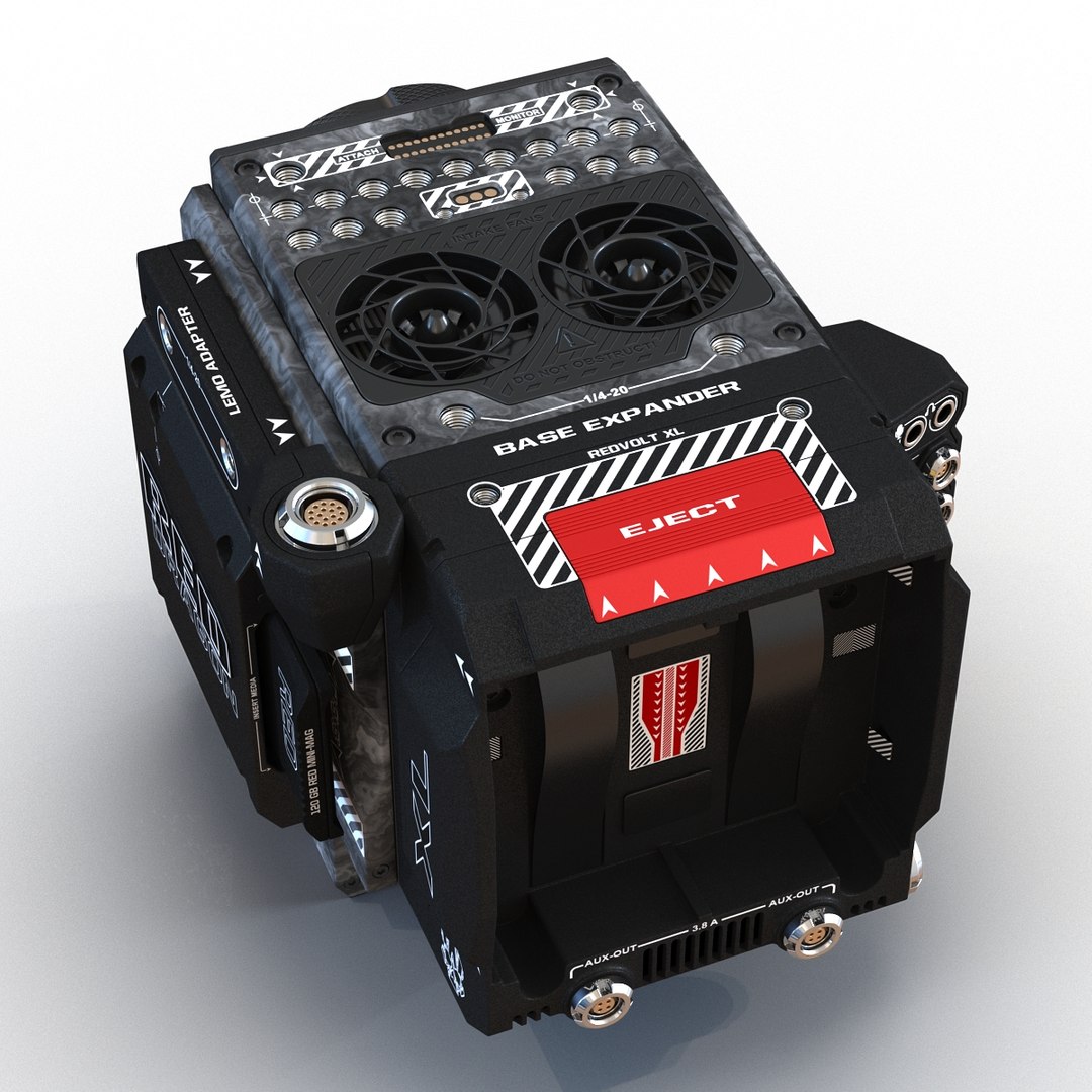 Red Weapon Dragon 6k 3d Model