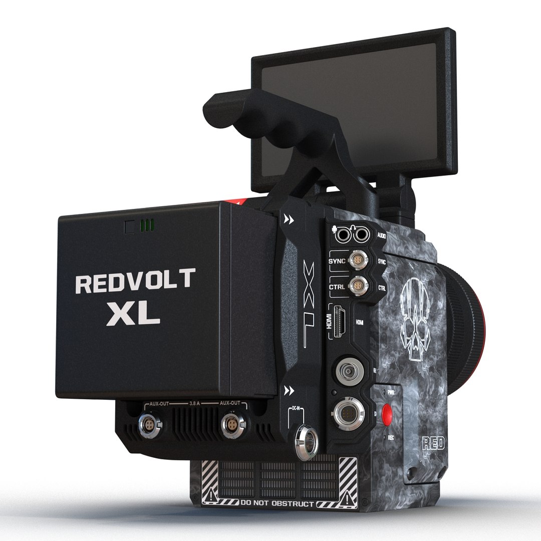 red weapon dragon 6k 3d model