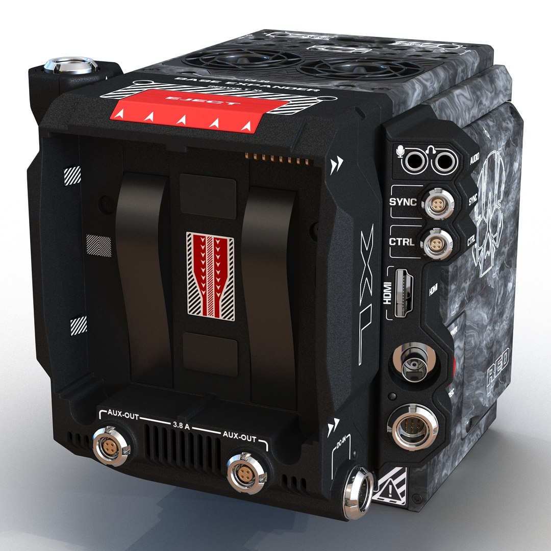 Red Weapon Dragon 6k 3d Model