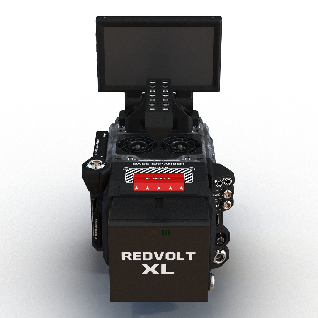 red weapon dragon 6k 3d model