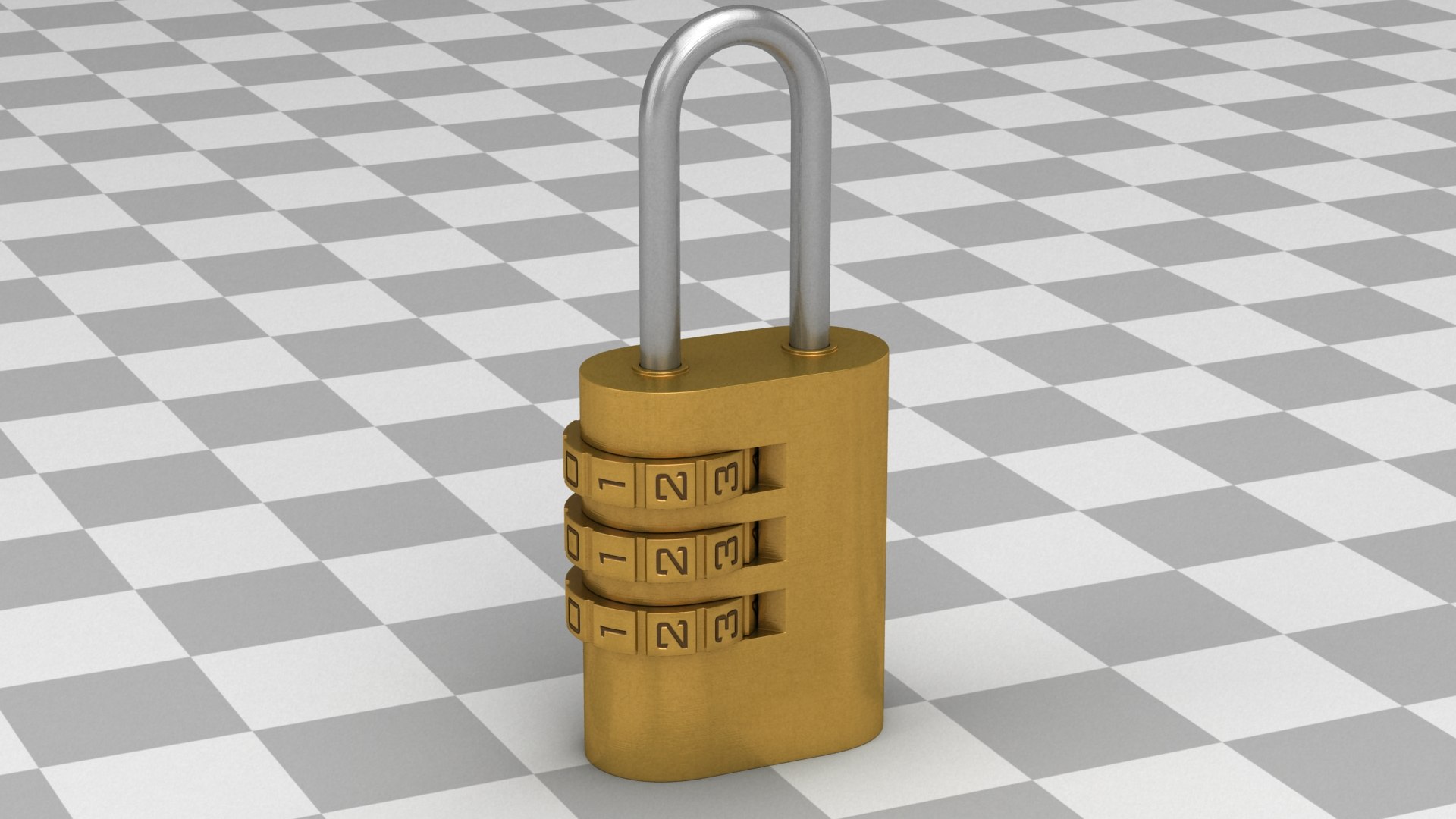 Lock 3D Model - TurboSquid 1709260