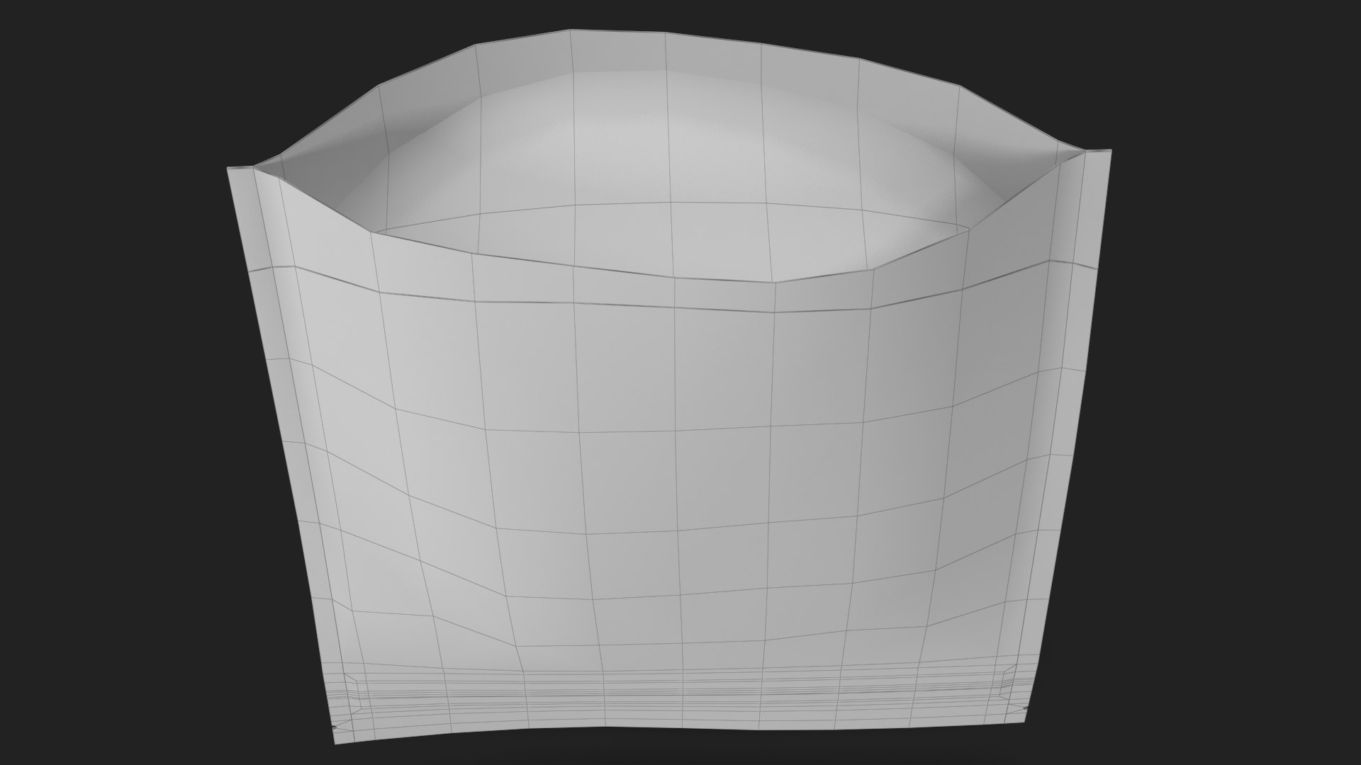 3D zipper kraft paper bag - TurboSquid 1710807