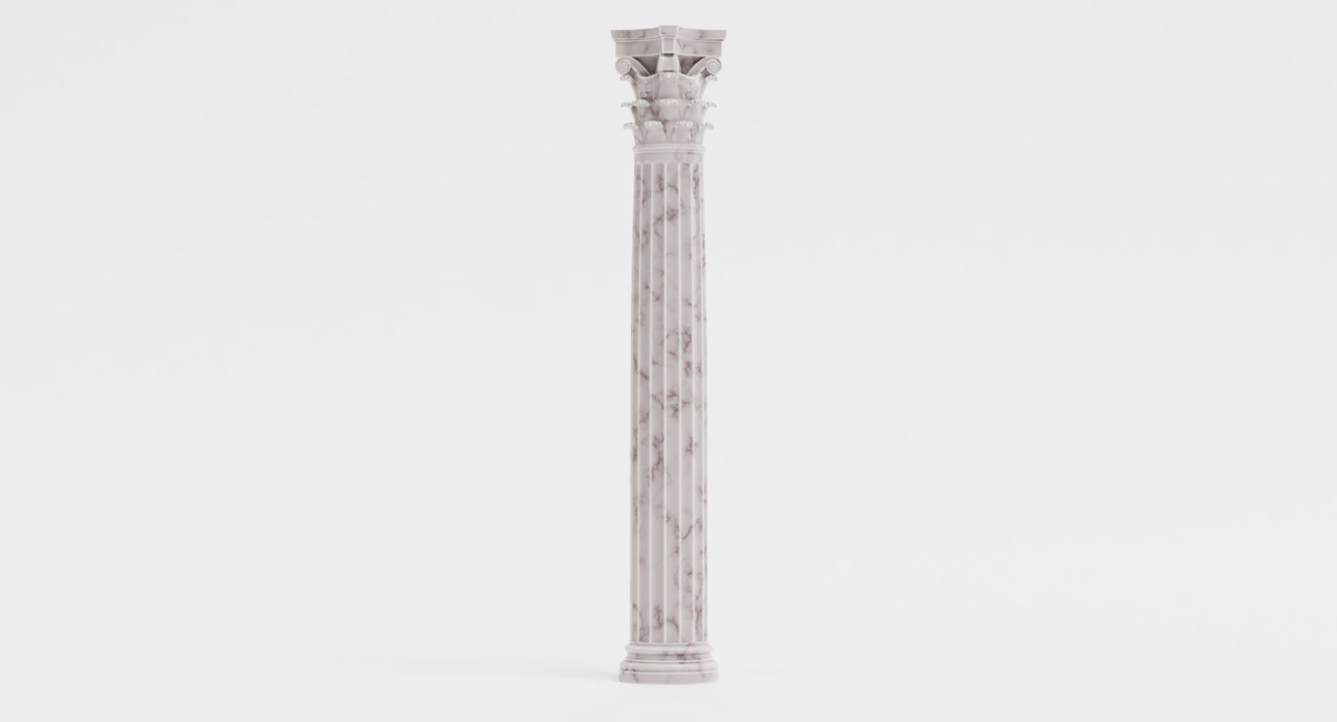 Corinthian Column 3D Model - TurboSquid 1379970