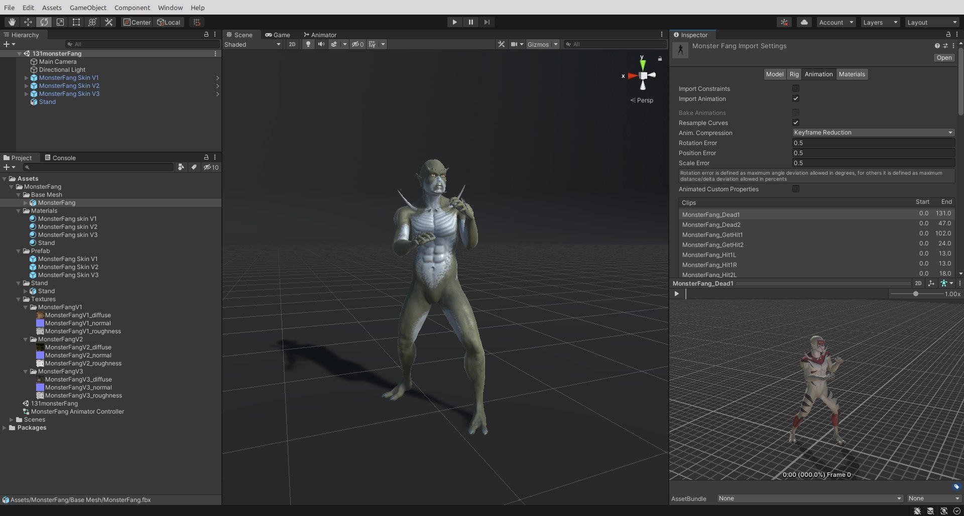 Monster Fang Model - TurboSquid 1878953