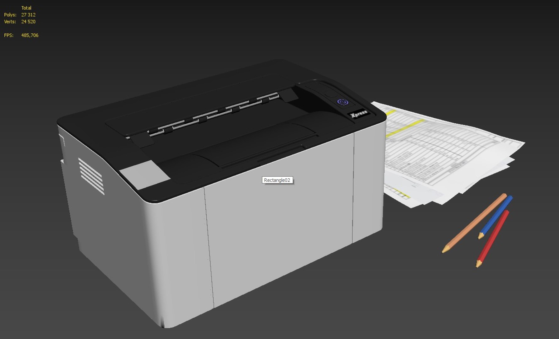3D Laser Printer Model - TurboSquid 1238082