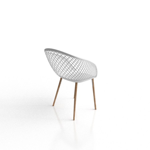 3D cb2 sidera white chair - TurboSquid 1292314