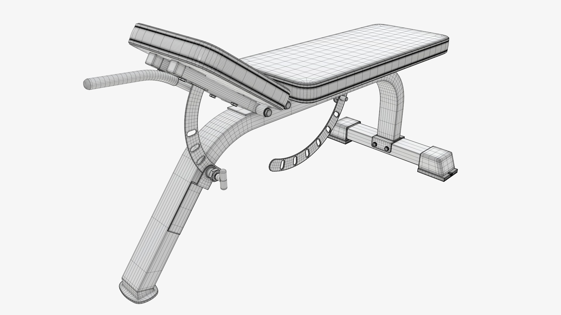 Bench Adjustable Weight 3D Model - TurboSquid 1677741