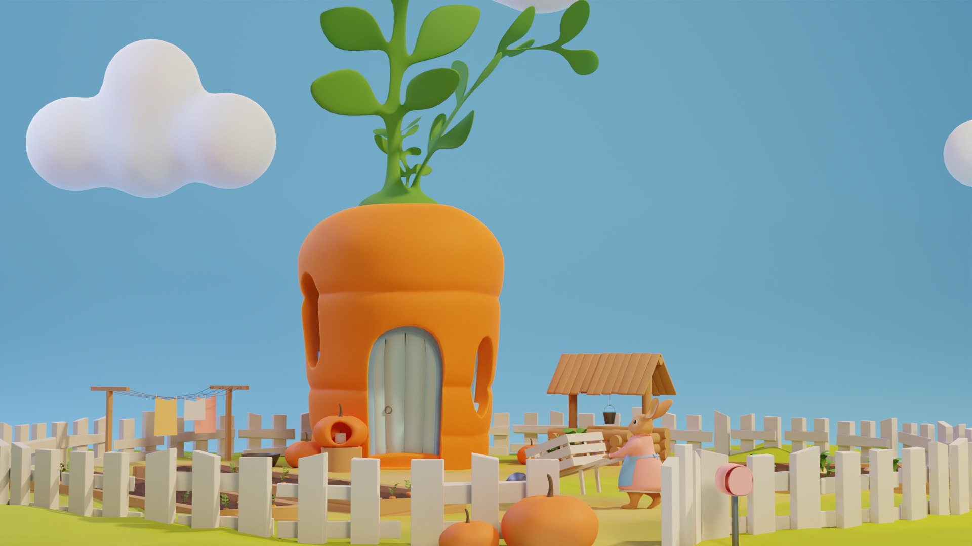 3D Carrot Home - TurboSquid 1843597
