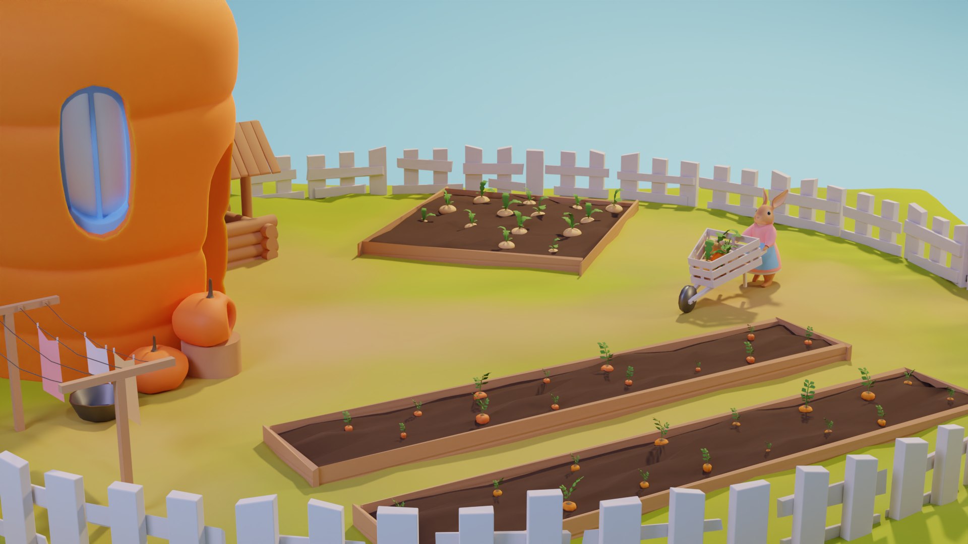 3D Carrot Home - TurboSquid 1843597