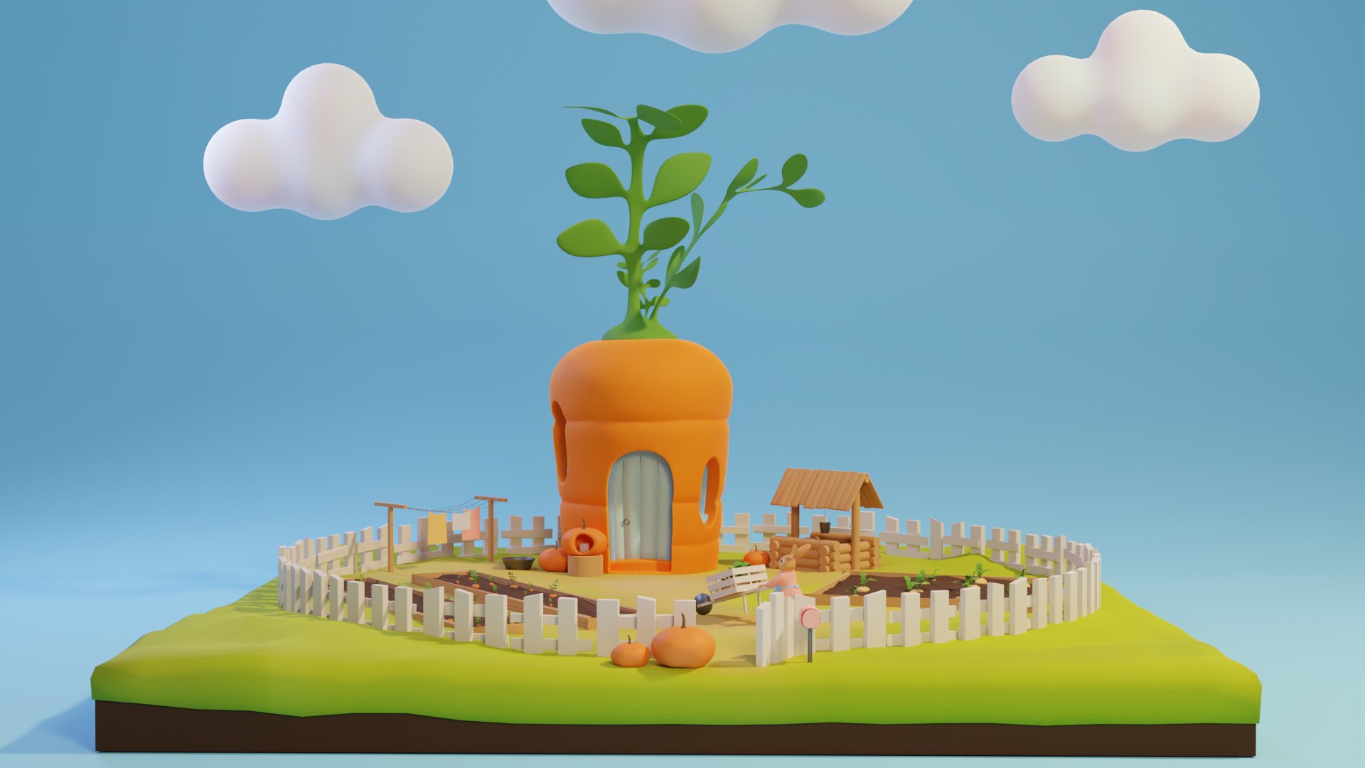 3D Carrot Home - TurboSquid 1843597