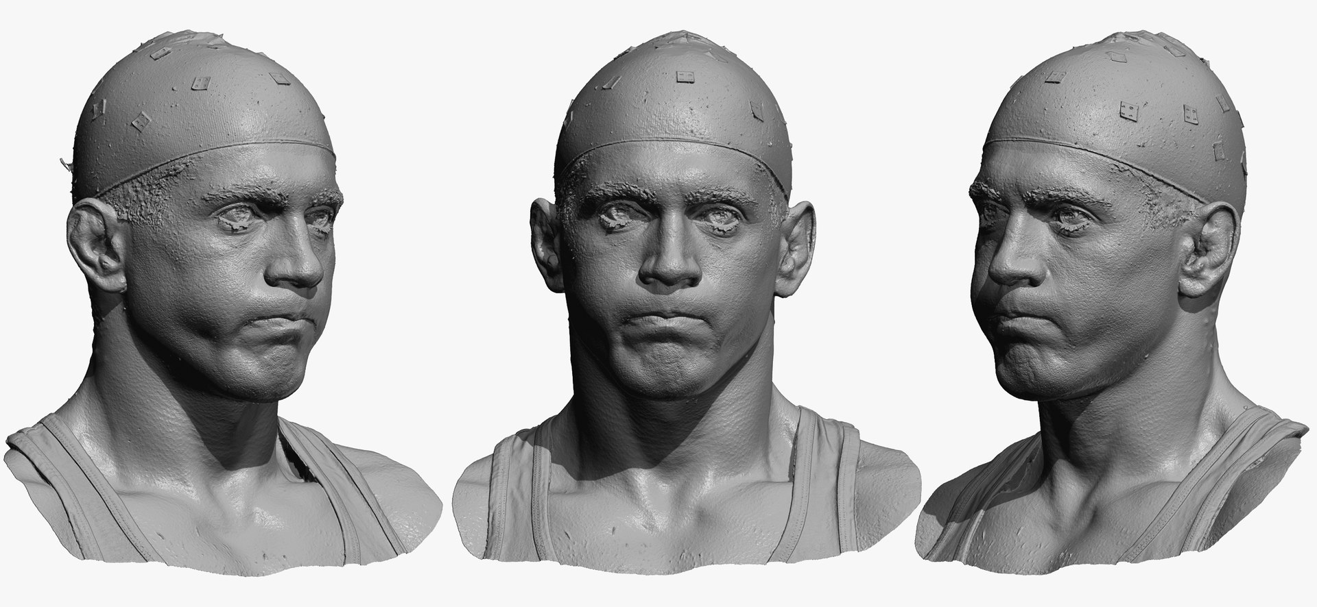 3D Mike Human Head Pose - TurboSquid 1620373