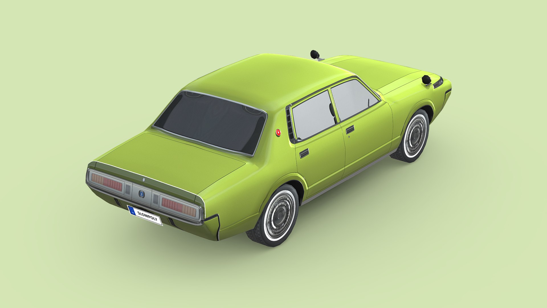 Toyota Crown MK4 1971 3D Model - TurboSquid 2210198