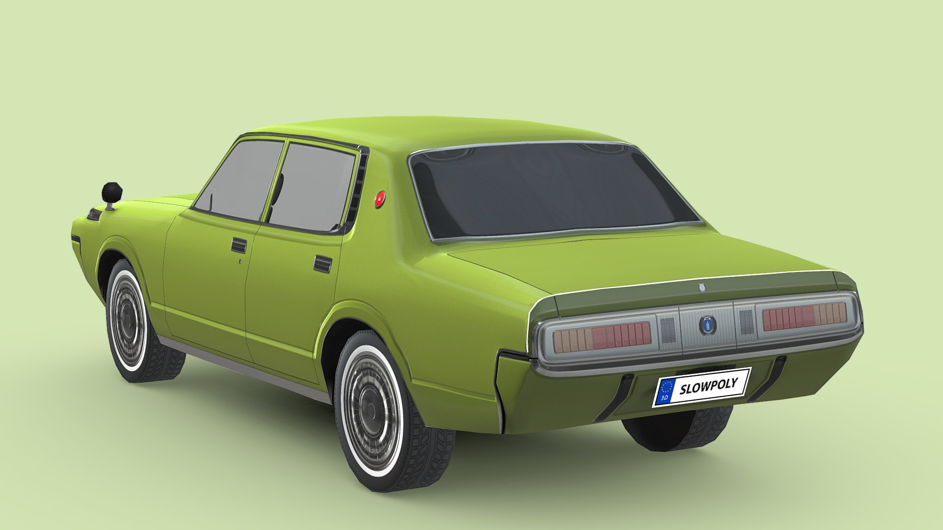 Toyota Crown MK4 1971 3D Model - TurboSquid 2210198