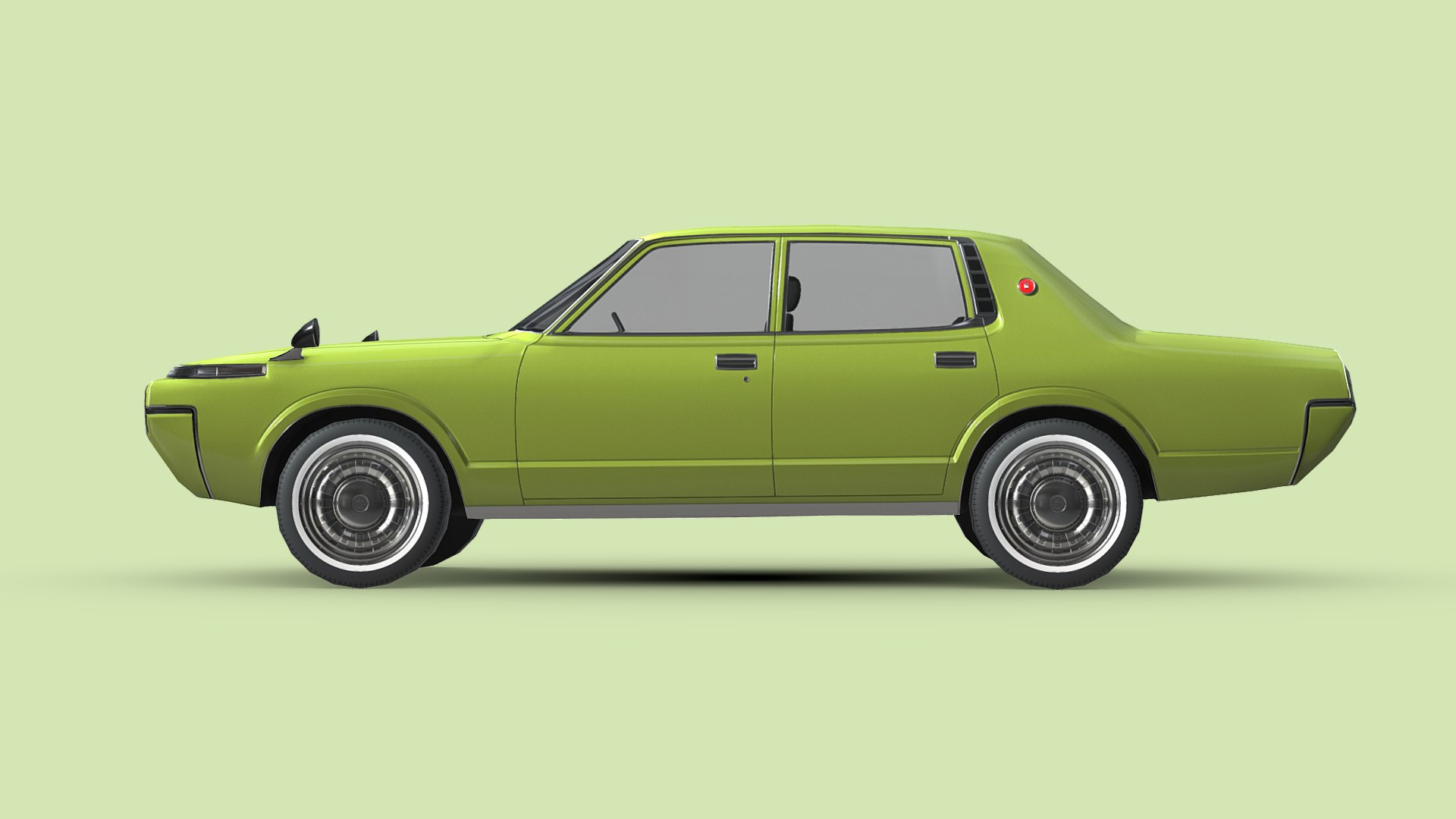 Toyota Crown MK4 1971 3D Model - TurboSquid 2210198