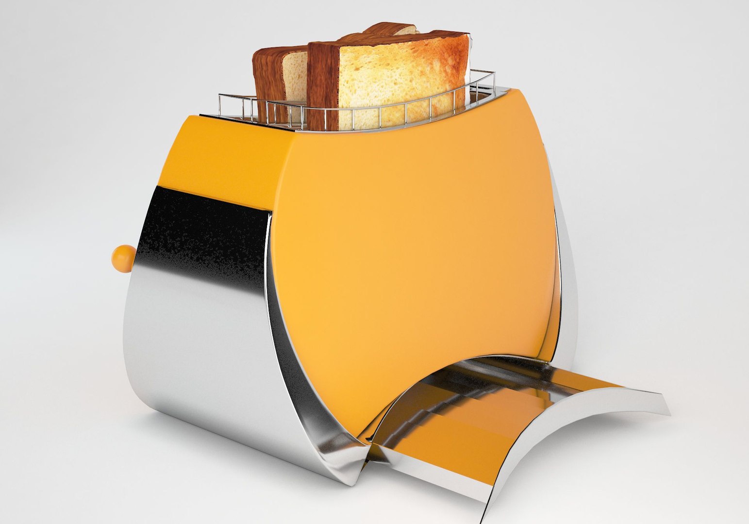 3D Bread Toaster - TurboSquid 1386056