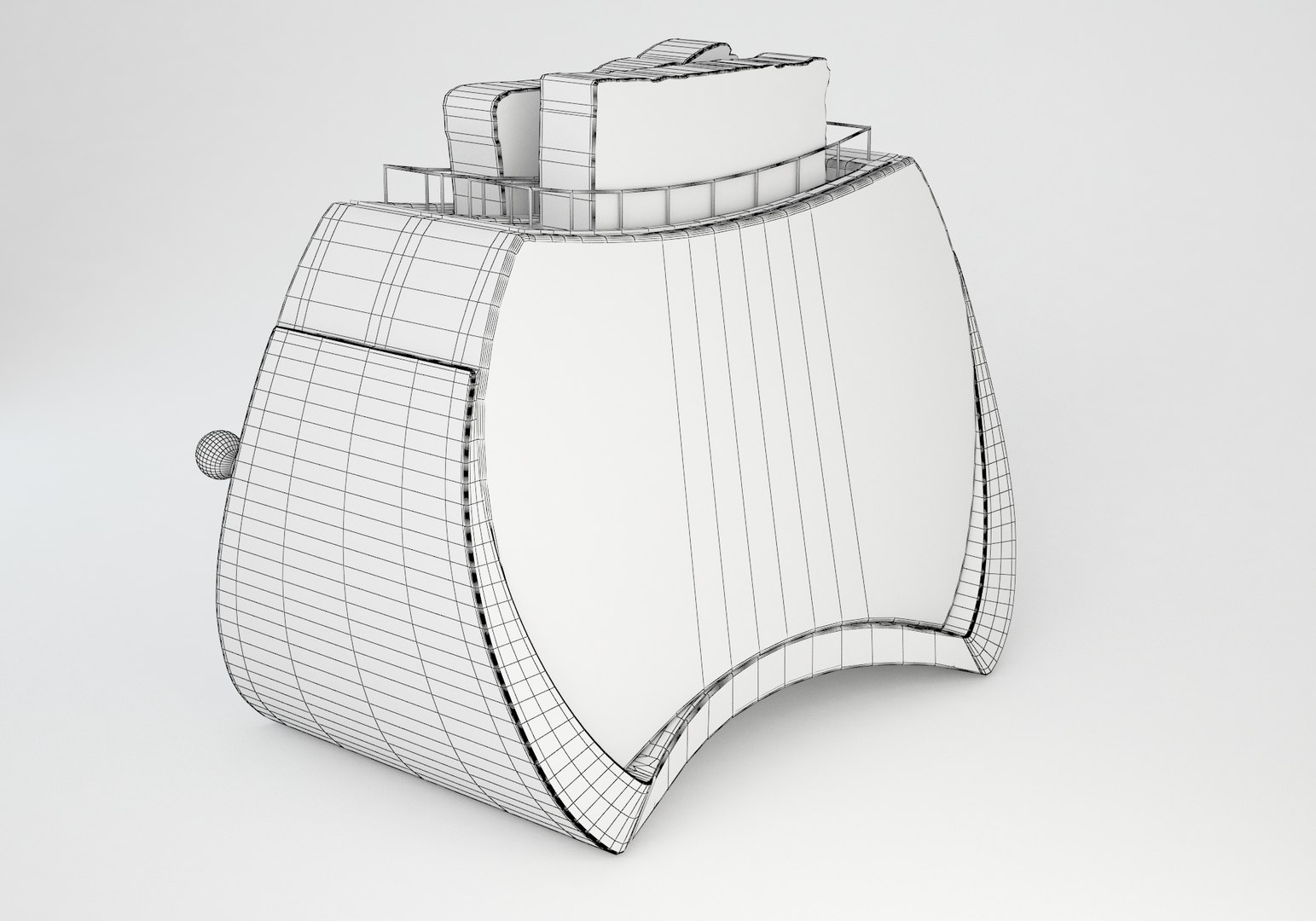 3D Bread Toaster - TurboSquid 1386056