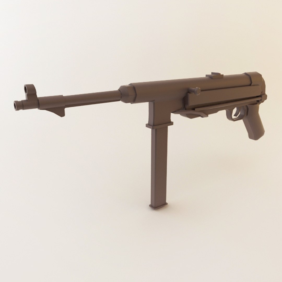 3d Model Of Mp 40
